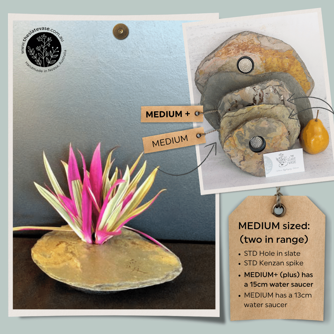 The Slate Vase: handmade IKEBANA vases for longer lasting flowers